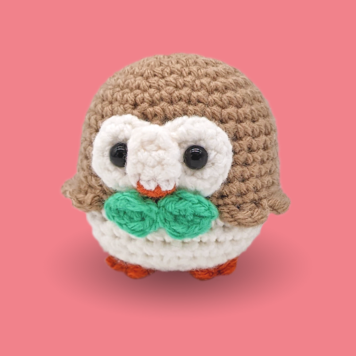 722: Rowlet – Crochet Creatives LLC